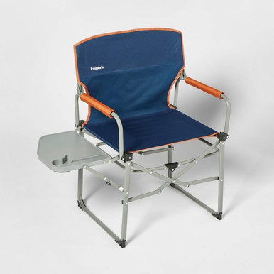 EMBARK COMPACT DIRECTORS OUTDOOR PORTABLE CAMP CHAIR - BLUE/ORANGE ...