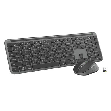 Logitech MK955 Signature Slim Wireless Keyboard and Mouse Combo ...