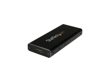 StarTech.com SM21BMU31C3 M.2 SSD Enclosure for M.2 SATA SSDs - USB 3.1 ...