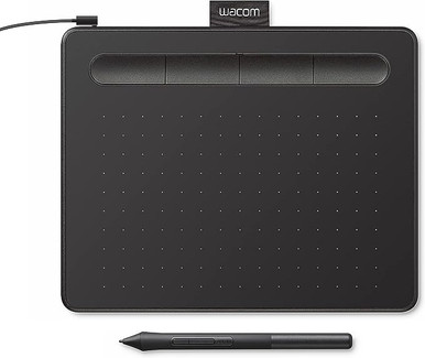 Wacom Intuos Small Wired Graphics Drawing Tablet CTL4100 - Black ...