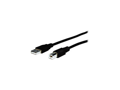 Comprehensive USB2-AB-3ST Black USB 2.0 Type A to Type B Cable ...