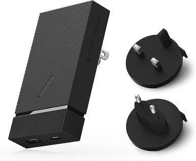 Native Union Smart Charger 18W with USB-A and USB-C ports - Slate New ...