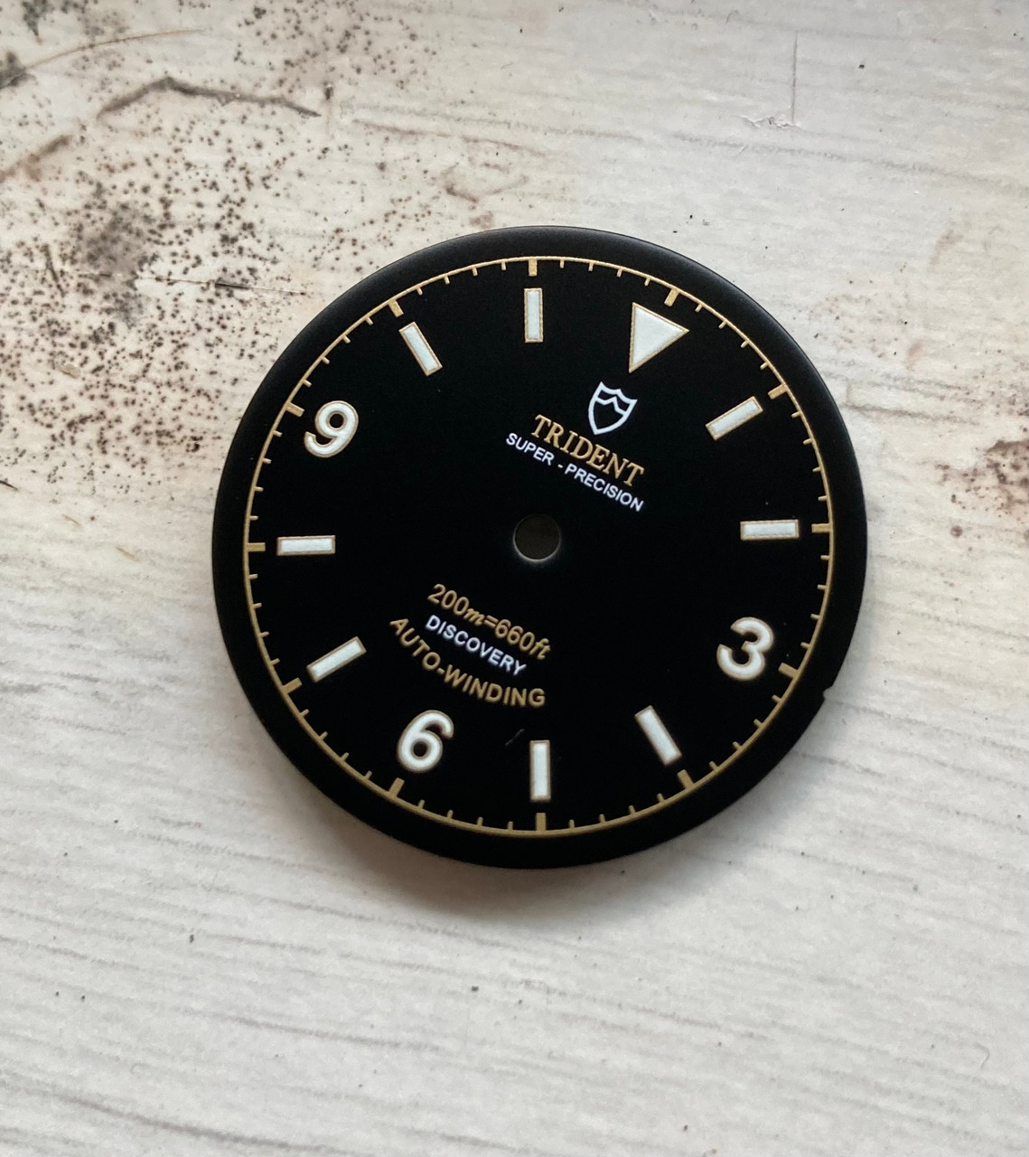Trident Discovery Gilt Dial for Seiko 7S26 NH35 movement White Lume ...
