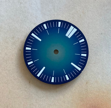 Blue SM Sun Seamaster Dial for Seiko 7S26 NH35 Movement MOD White Lume ...