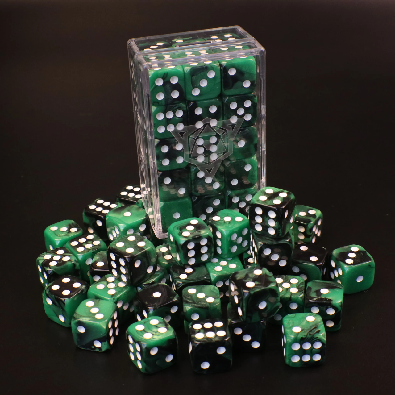 Vanguard d6 Pack - Nocturne and Veridian - Die Hard Dice - Atlantis Hobby