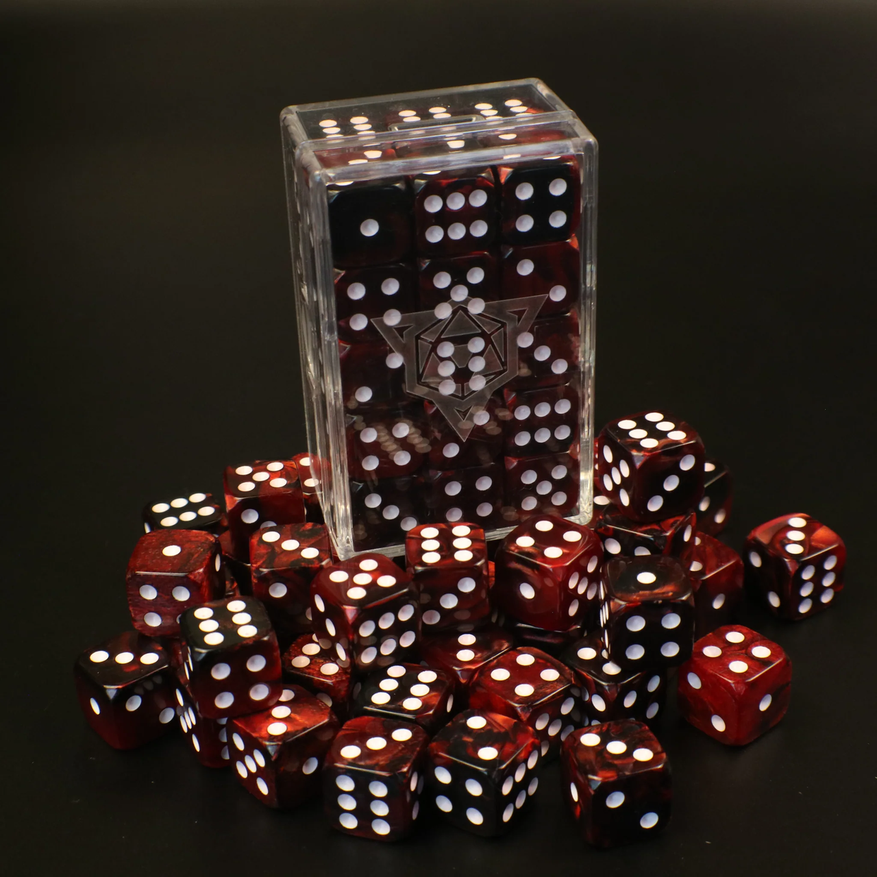 Vanguard d6 Pack - Nocturne and Crimson - Die Hard Dice - Atlantis Hobby