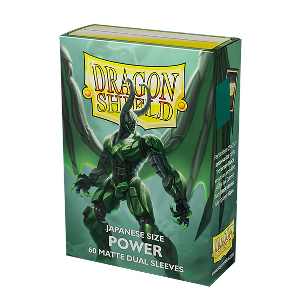 Power - Japanese Size - Dual Matte Sleeves - Dragon Shield - Atlantis Hobby