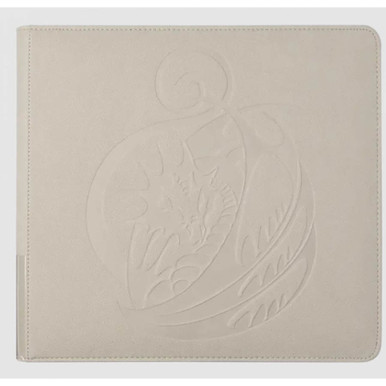 CARD CODEX ZIPSTER BINDER - XL ASHEN WHITE - DRAGON SHIELD - Atlantis Hobby