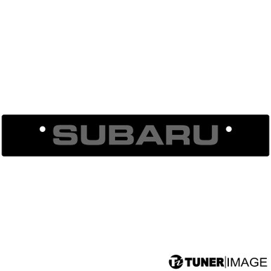 Tuner Image "SUBARU" Vanity License Plate Delete - Tuner Image
