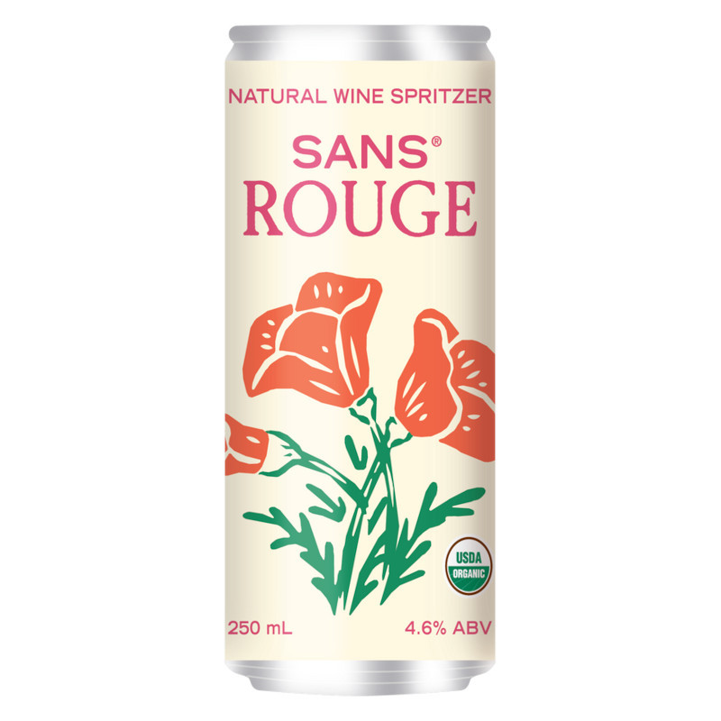 NV Sans Wine Co Sans Rouge Natural Wine Spritzer Can (250ml)