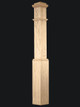 C-4091 Plain Traditional Box Newel | Westfire Stair Parts