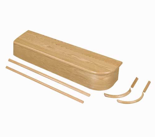 8040 48" Quarter Circle Single Bullnosed starting step | Westfire Stair ...