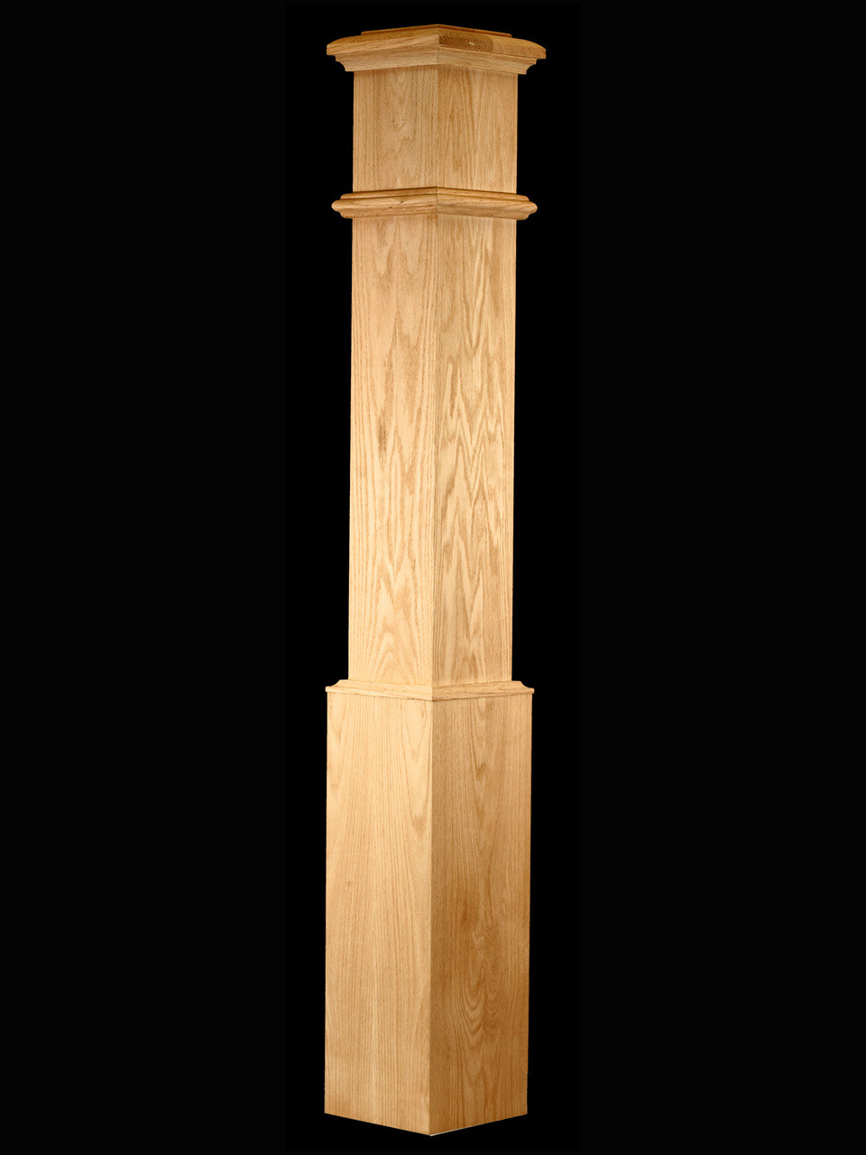 C-4090 Plain Traditional Box Newel | Westfire Stair Parts