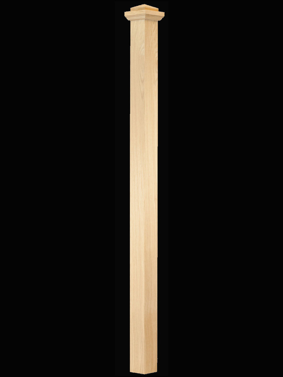 C-4075 60" Landing Plain Box Newel Post | Westfire Stair Parts