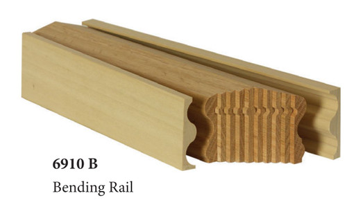 6910B Red Oak Traditional Bending Handrail
