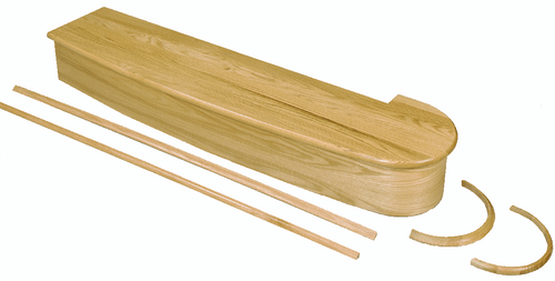 8210 48" Bow Front Single Bullnosed starting step | Westfire Stair Parts