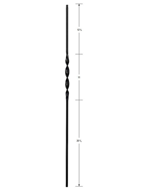 3301 1 Ribbon Hollow Baluster | Westfire Stair Parts
