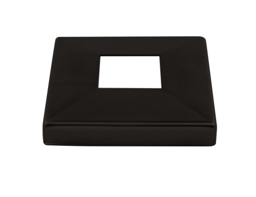 Nero Black Square Flange Canopy For 40mm Sq Tube | Westfire Stair Parts