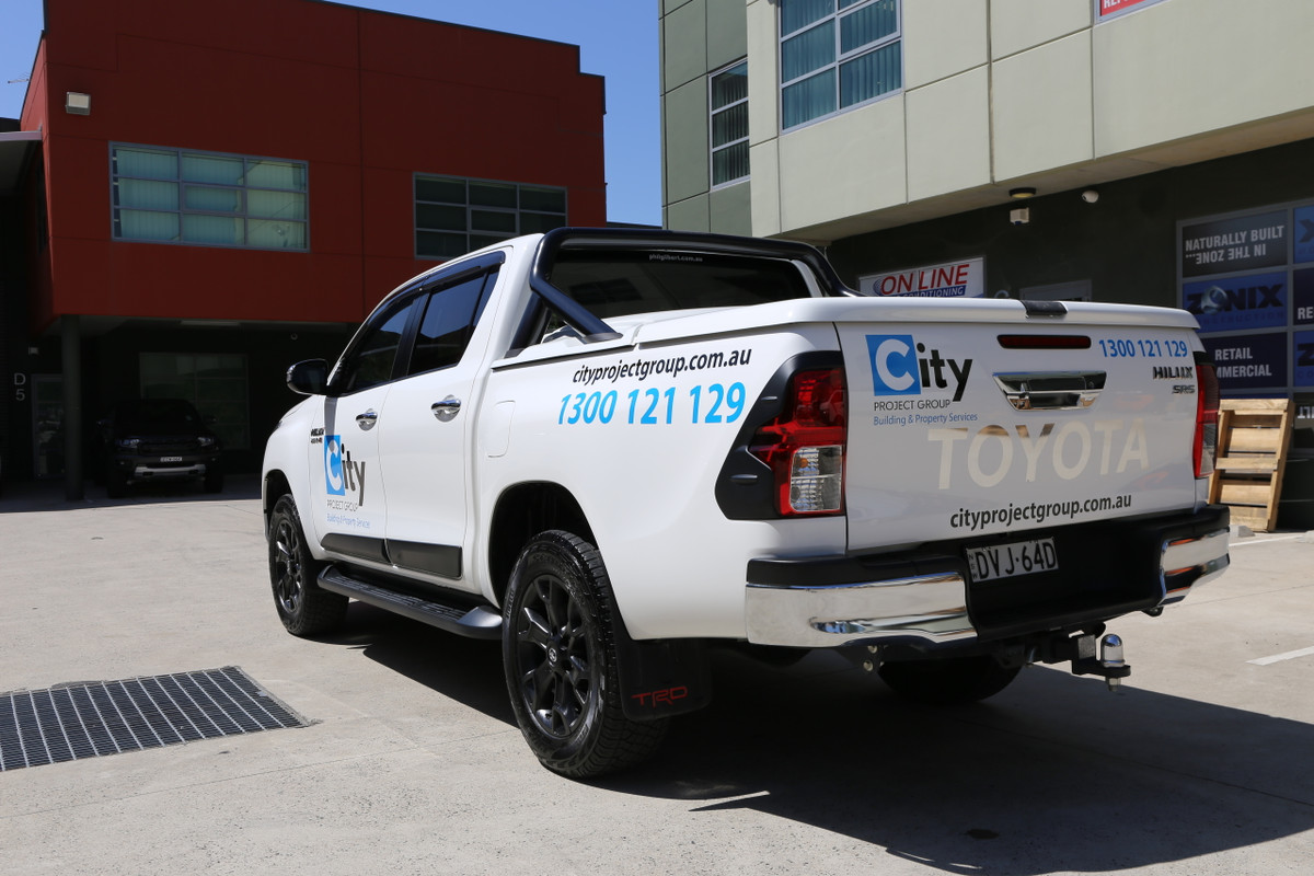 Vehicle Signs - Ute Dual Cab Basic - Trixle Group Pty Ltd