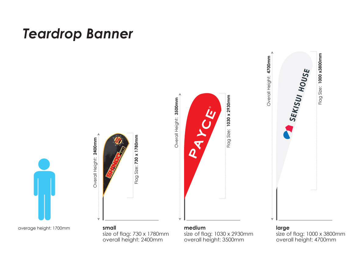 Tear Drop Banner - Trixle Group Pty Ltd
