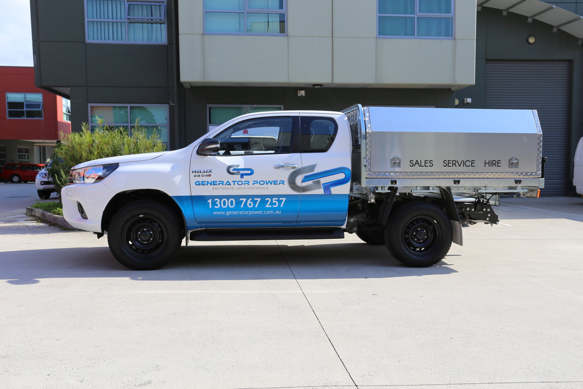 Vehicle Wrap - Ute Dual Cab Tray/Tool Box 1/2 Wrap - Trixle Group Pty Ltd