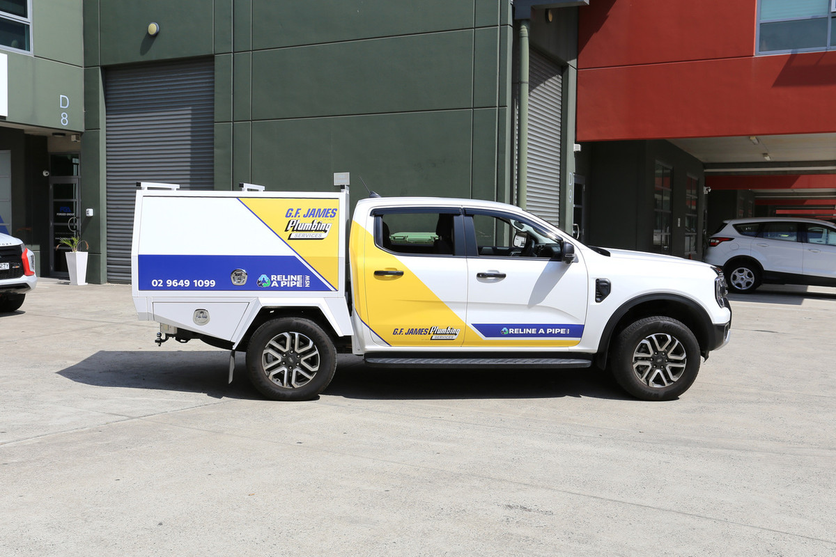 Vehicle Wrap - Ute Dual Cab Tray/Tool Box 1/2 Wrap - Trixle Group Pty Ltd