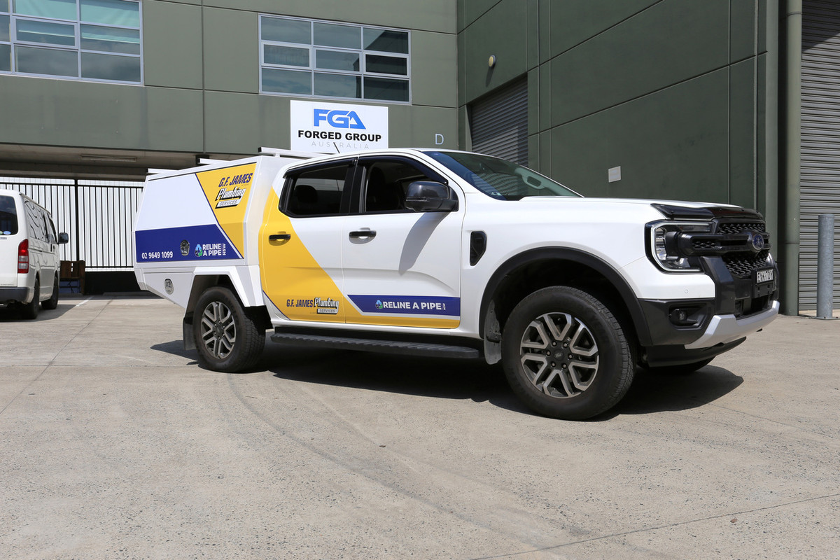 Vehicle Wrap - Ute Dual Cab Tray/Tool Box 1/2 Wrap - Trixle Group Pty Ltd