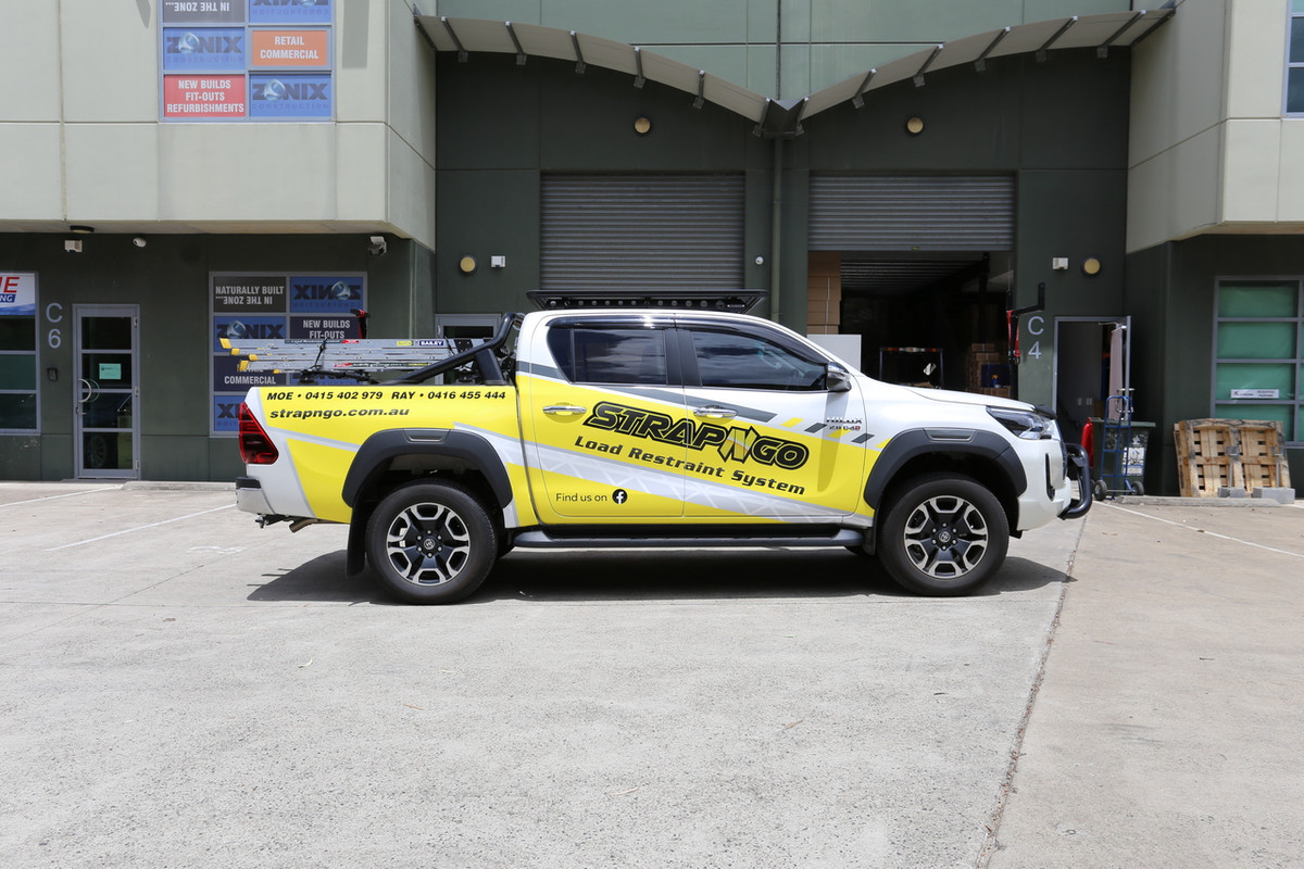 Vehicle Wrap - Ute Dual Cab S 1/2 Wrap - Trixle Group Pty Ltd