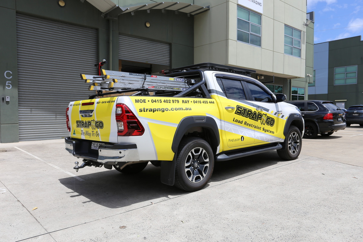 Vehicle Wrap - Ute Dual Cab S 1/2 Wrap - Trixle Group Pty Ltd