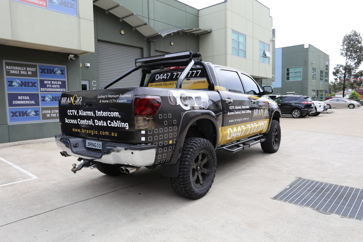 Vehicle Wrap - Ute Dual Cab S Wrap - Trixle Group Pty Ltd
