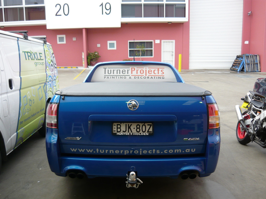 One Way Vision - Rear Window - Ute - Trixle Group Pty Ltd