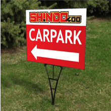 Corflute Sign with In-Ground Stake - Double Sided - Trixle Group Pty Ltd