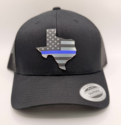 Texas Blue Line on Metallic