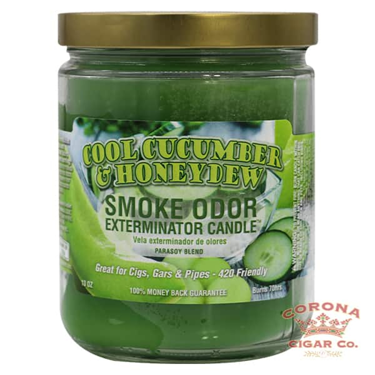 Smoke Odor Candle - Cool Cucumber & Honeydew Melon Smoke Odor Candle - Cool Cucumber & Honeydew Melon
