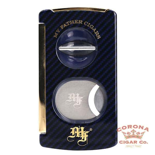 My Father Blue Carbon Fiber Triple Cutter