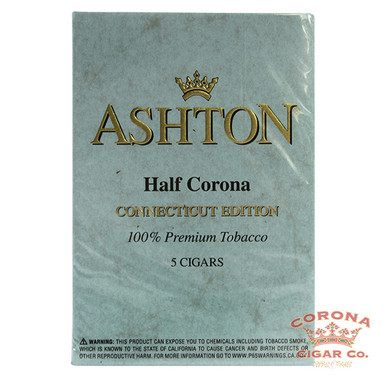 Ashton Half Corona Connecticut Cigarillos (4 1/8 x 37)