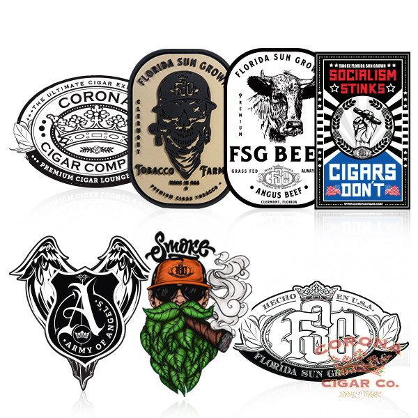 Corona Cigar Co. Sticker & Patch Pack