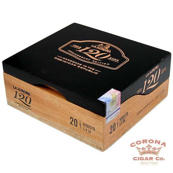 La Aurora 120th Anniversary Robusto (5 x 50) - Corona Cigar Co.
