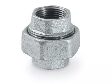 GALVANIZED MALLEABLE FITTING UNIONS