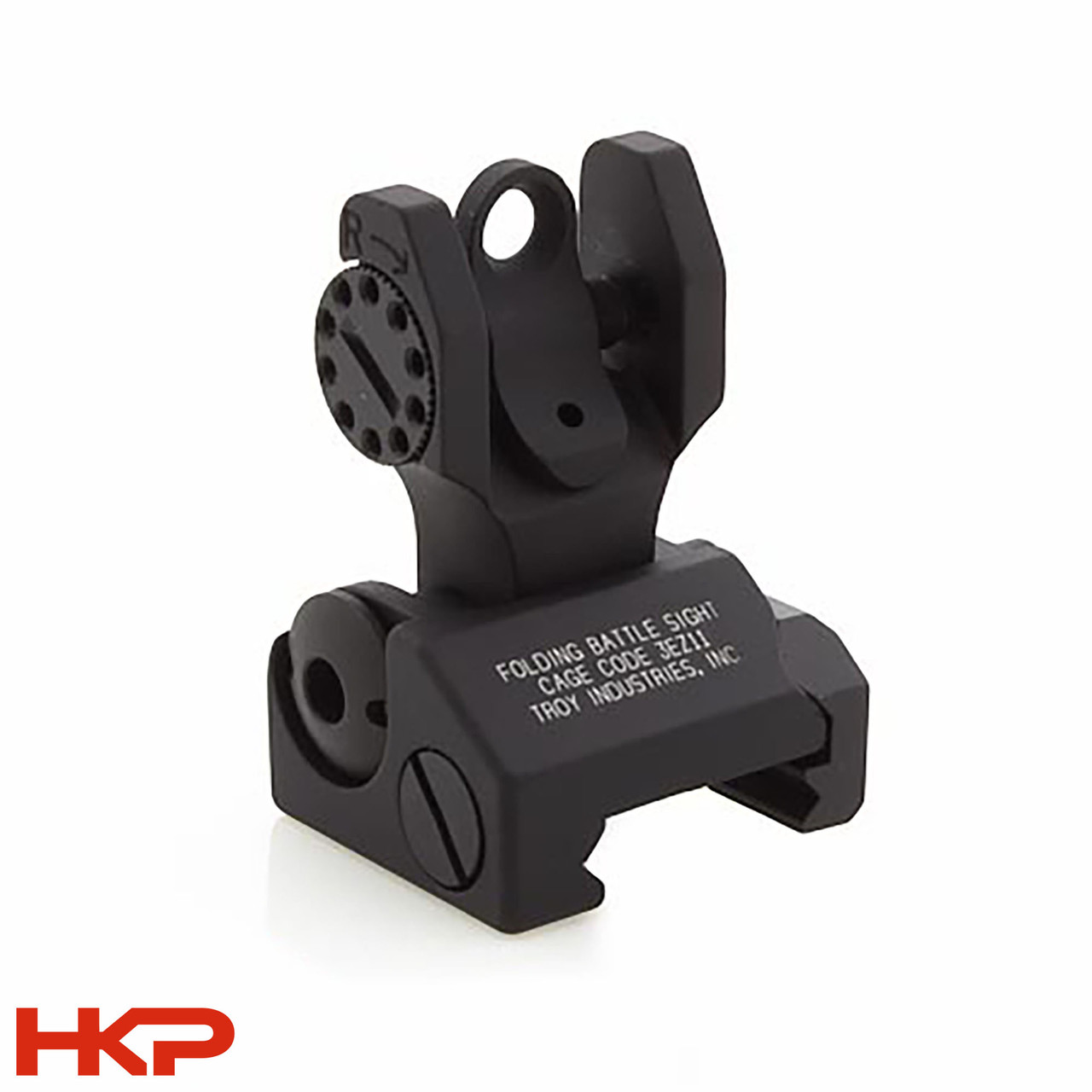 Troy Rear Battle Sight - Black