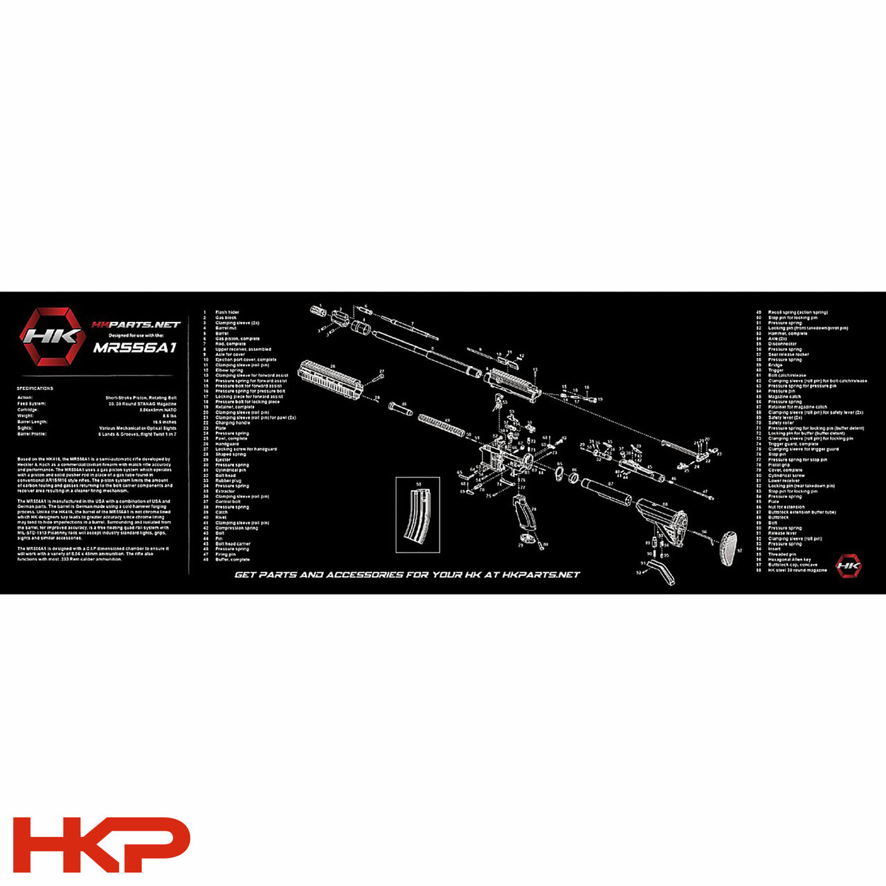 HK MR556, HK 416 Bench Mat