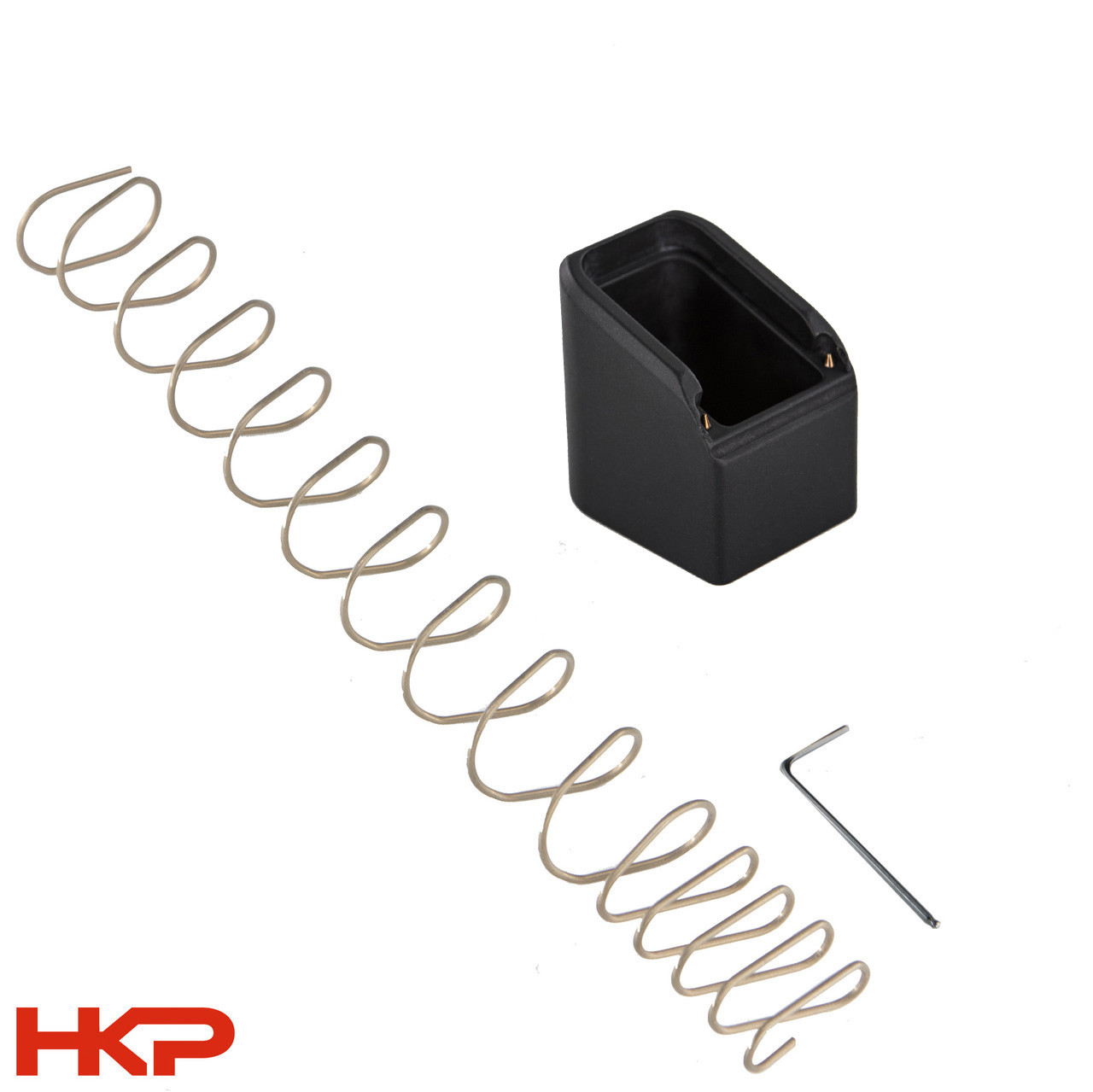 Magazine Extension +5 - Black - P2000 & USPC .40