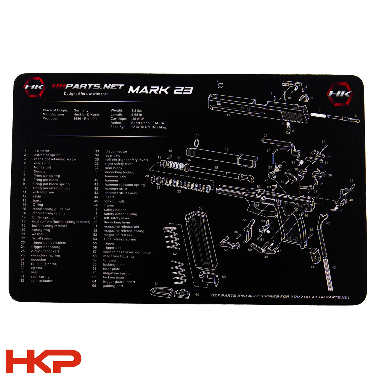 HK Mark 23, SOCOM Bench Mat