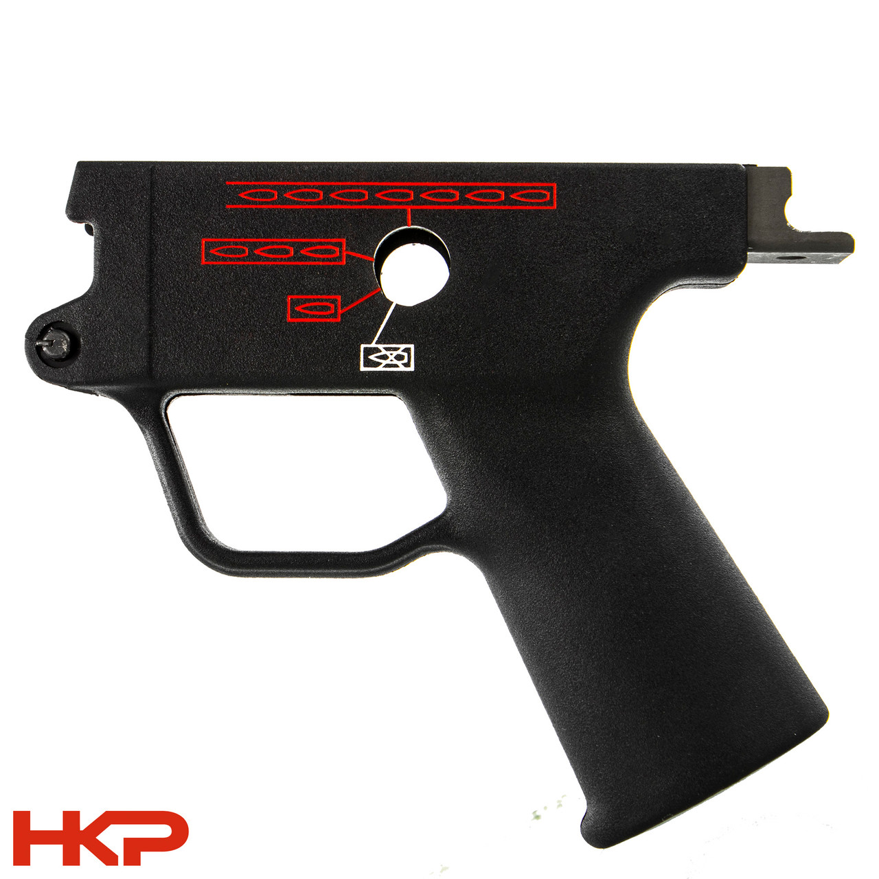 HK SP5 4-Position Clipped & Pinned Trigger Housing | Navy Style