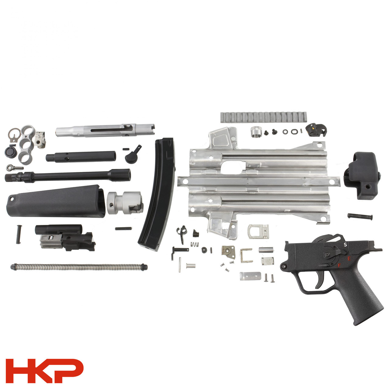 MP5 9mm Pistol Build Kit With Flat, Top Rail & Weldment Set - SEF ...