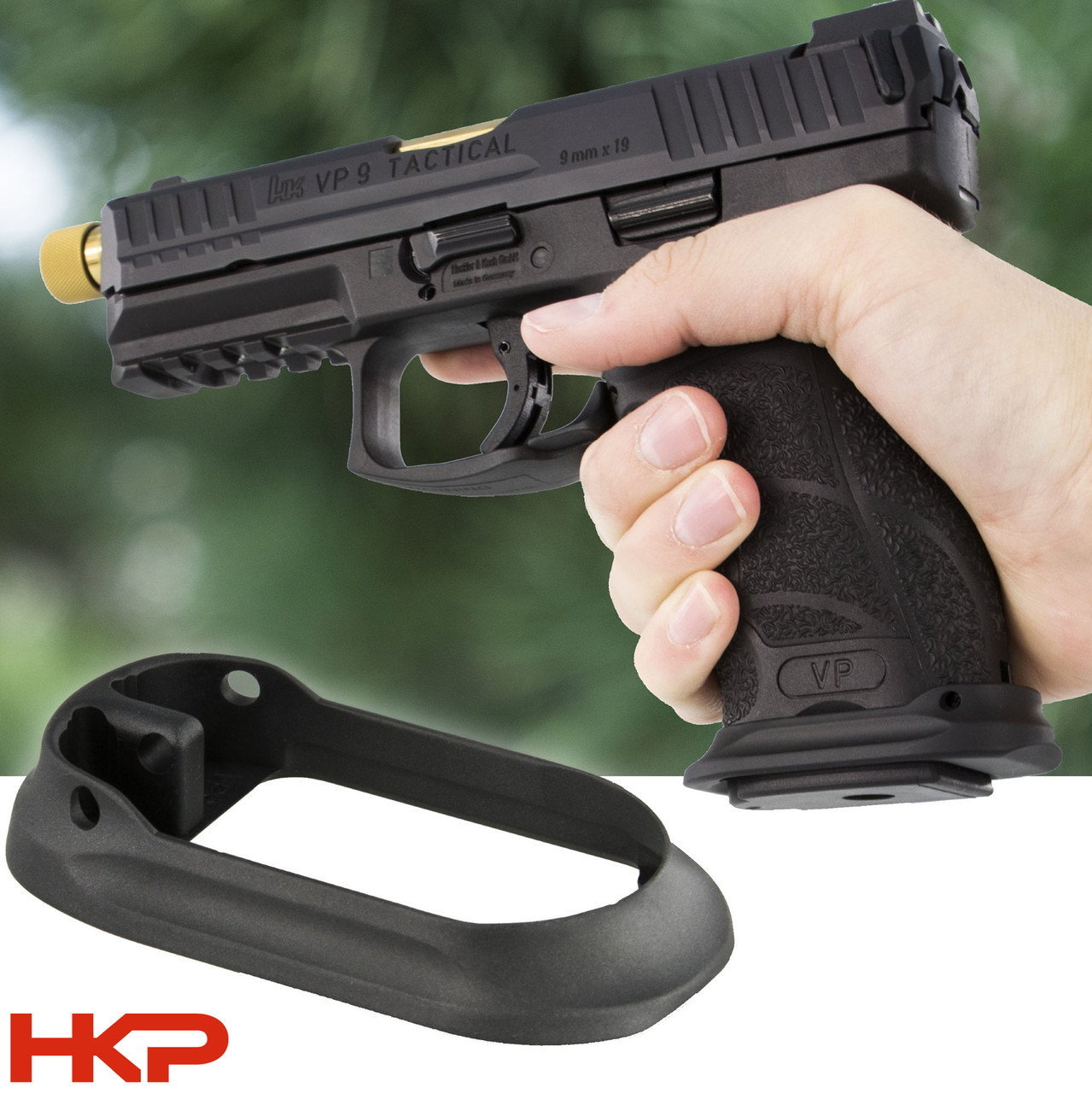 HK P30 Magwell - Tactical Low Profile - STEEL