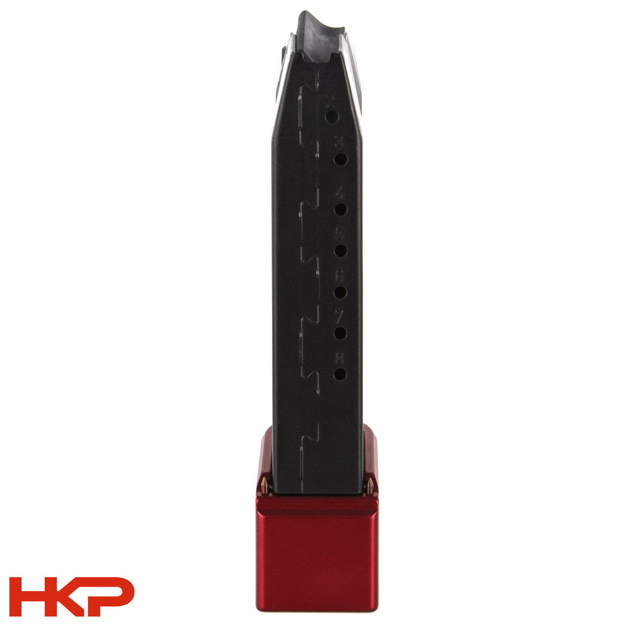 Magazine - Complete - 12 Round - Red - HK45C, USPC .45