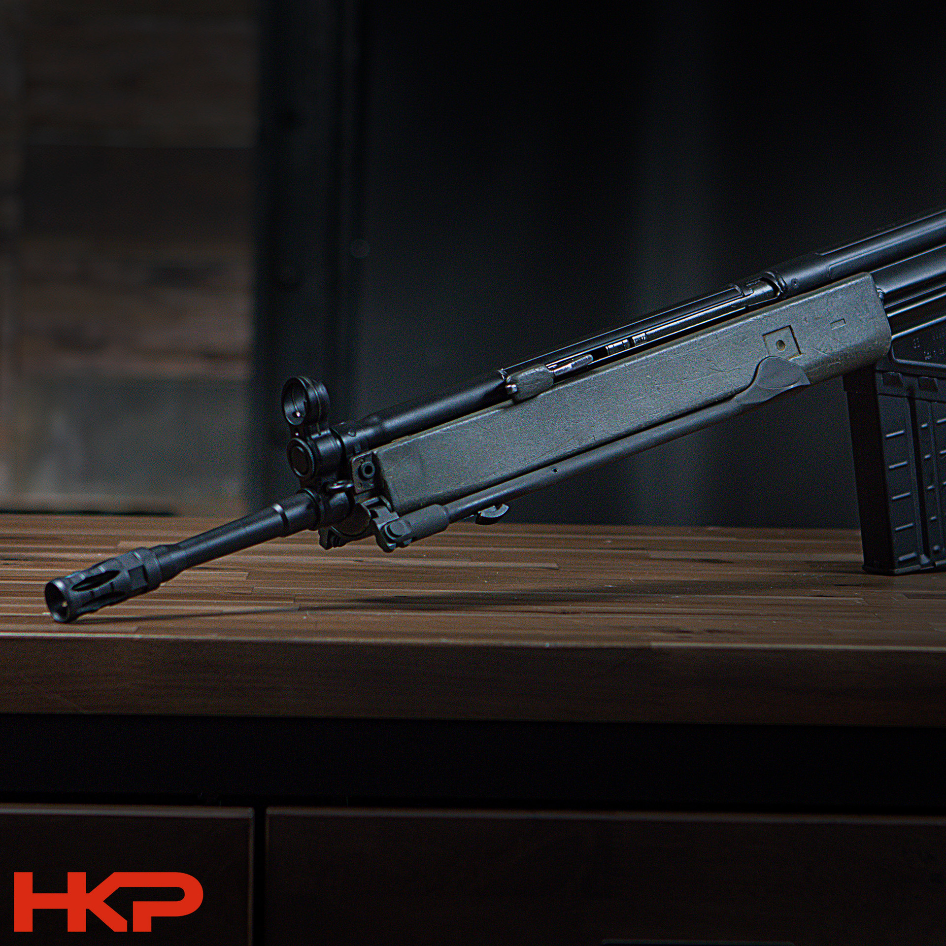 HK33, HK93, HK91, G3 Bipod - Folding - Steel