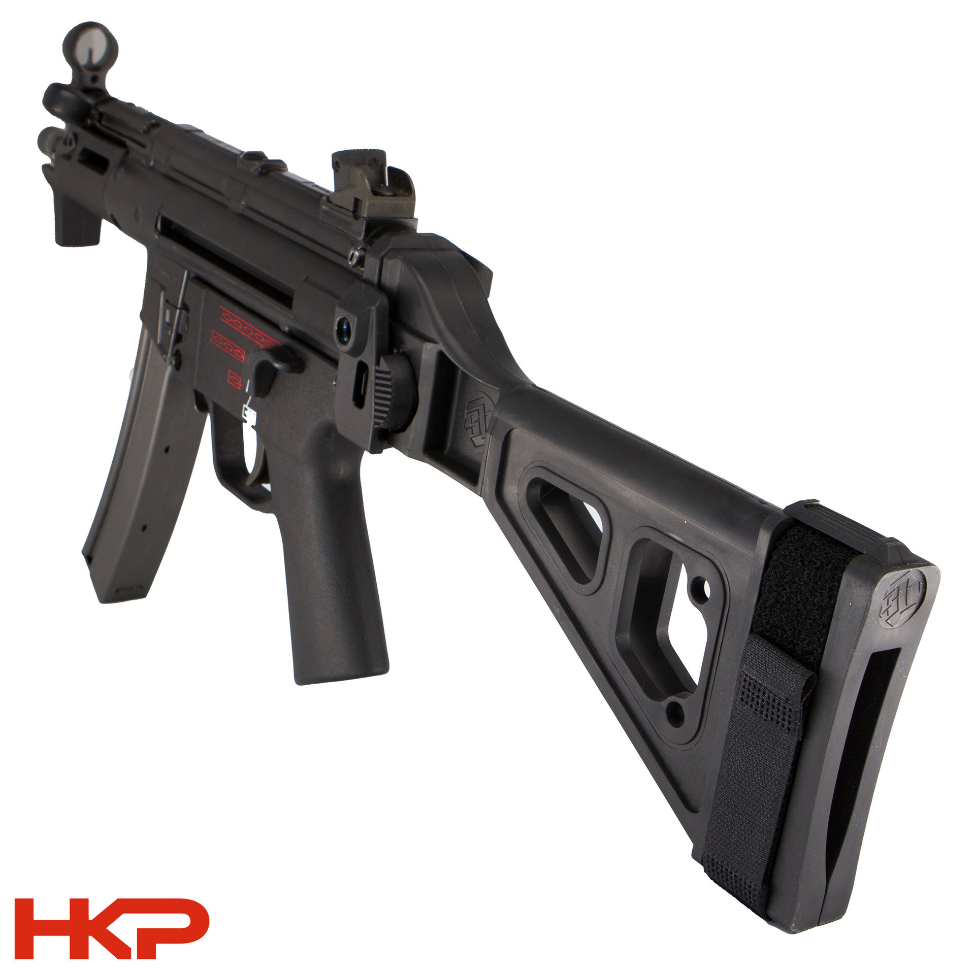SB Tactical MP5K/SP89/SP5K 9mm Side Folding Brace - Polymer