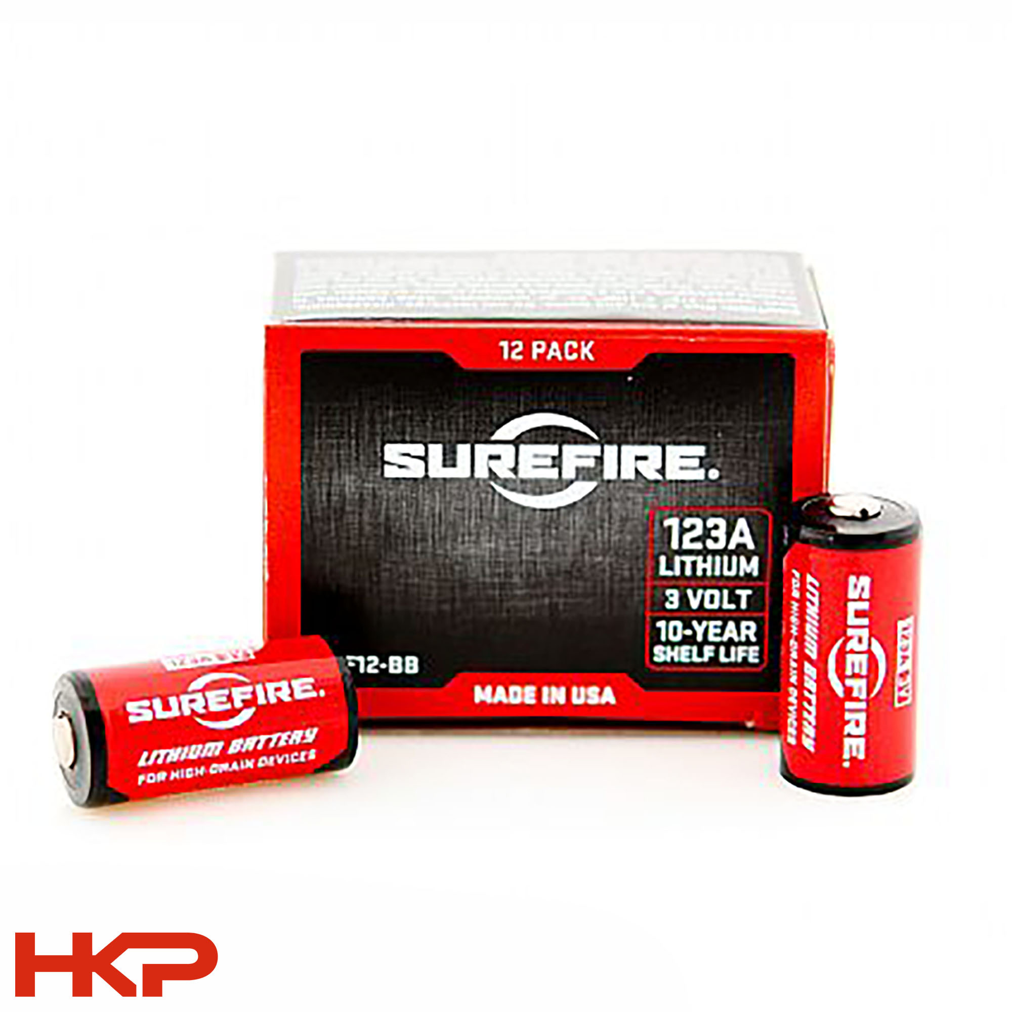 Surefire 123 Batteries - 12 Pack